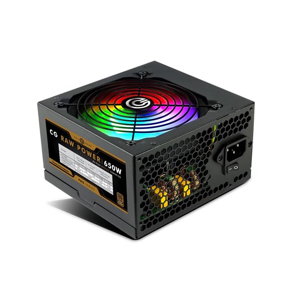 Buy Circle CG RAW Power 650 WATTS Gaming Power Supply (Black) at Best ...